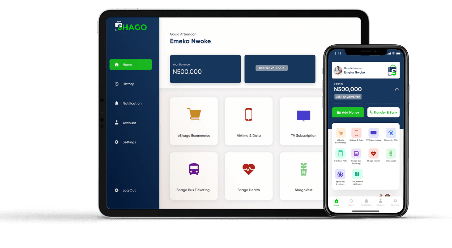 Shago Corporate | our platform